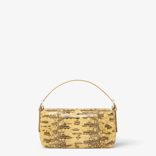Fendi Baguette® 26424 Tegu Lizard Leather Bag